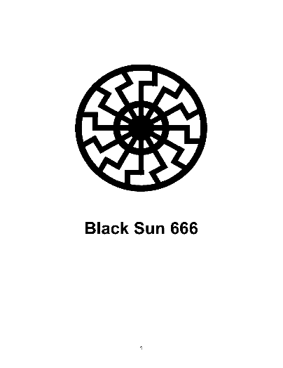 The Black Sun 666 PDF – MISSDIVINITYS777